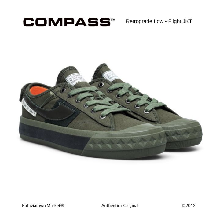 [Limited Edition] Sepatu Compass Retrograde Low - Flight JKT | Lazada ...