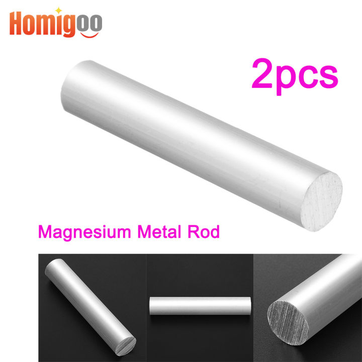 Homigoo 1pc New Magnesium Rod High Purity Magnesium Bar with Hole ...