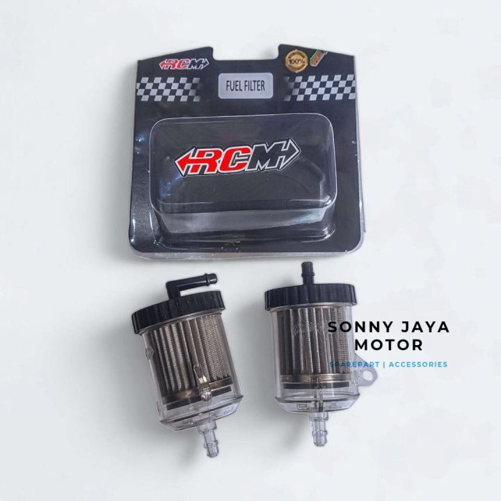 filter saringan bensin stainless seumur hidup pompa pump fuel universal ...
