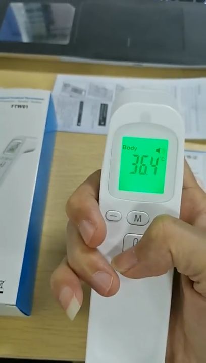 Thermogun Termometer Suhu Tubuh Digital Termometer Inframerah Non ...