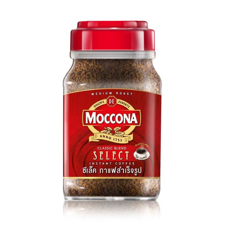 MOCCONA Select มอคโคน่า ซีเล็ค กาแฟสำเร็จรูป น้ำหนักสุทธิ 190 กรัม ...