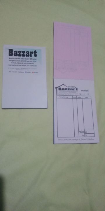 Cetak Invoice/Nota Dagang I Nota Toko I Nota Perusahaan Gratis Desain I ...