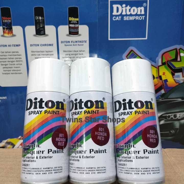 Pilok Pilox Cat DITON Honda Red 801 Merah Honda Cat Semprot Diton 150cc ...