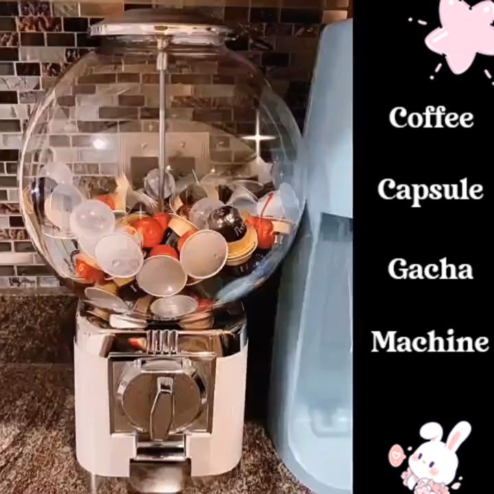 Coffee Capsule Gacha Machine Egg Twisting Machine Capsule Coffee Candy ...