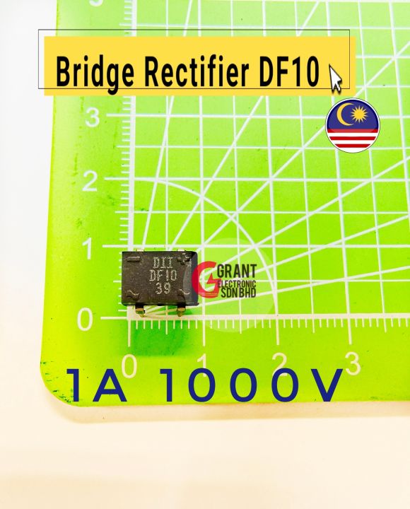 Bridge Rectifier DF10 Single Phase Full Wave Diode Rectifier IC 1A ...