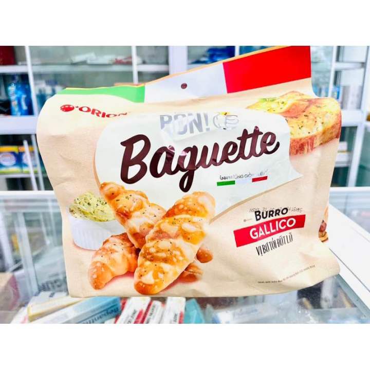 Bánh Nướng Giòn C’est Bon Baguette 180g ( 5 gói x 36g ) Vị Bơ Tỏi Đút ...