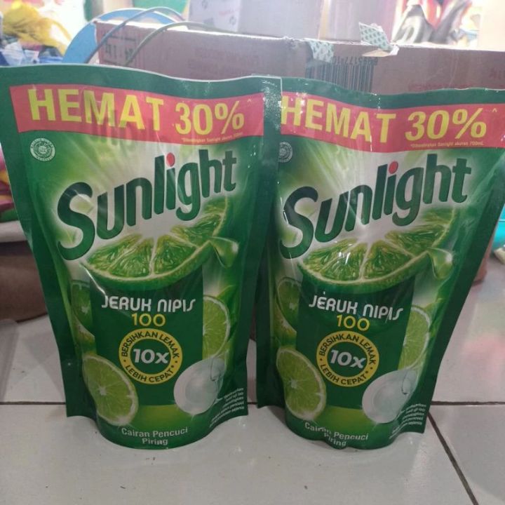 Sabun cuci piring Sunlight pouch 650ml dan 910ml | Lazada Indonesia