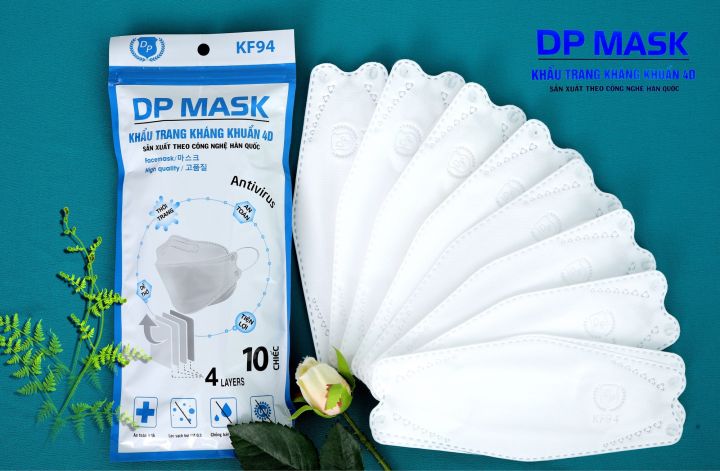 Sỉ 1 thùng khẩu trang KF94 4D Đại Phát hàng chính hãng (300 cái) | Lazada.vn