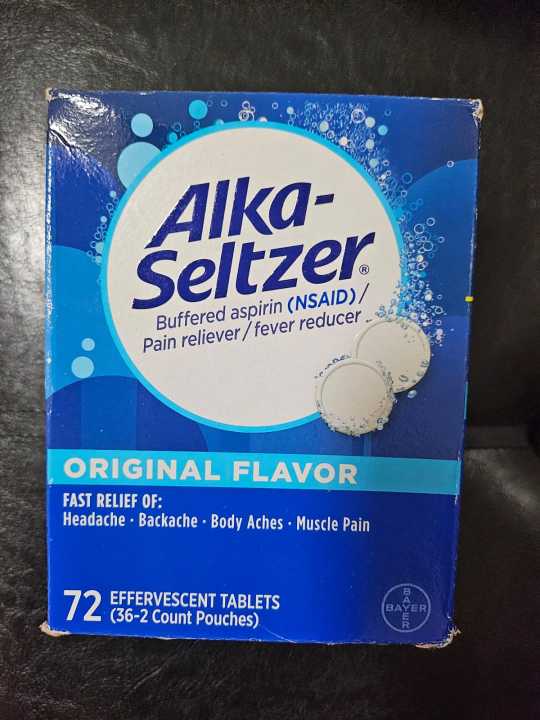 SALE! Dented Box Alka-Seltzer 72 Effervescent Tablets Original | Lazada PH