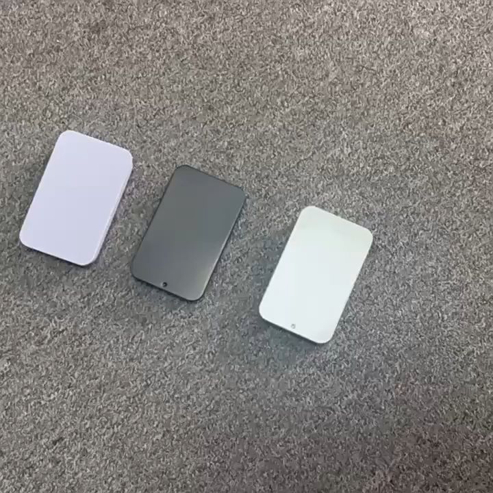 3PCS Mini Metal Slide Cover Box Rectangular Metal Box Portable Storage ...