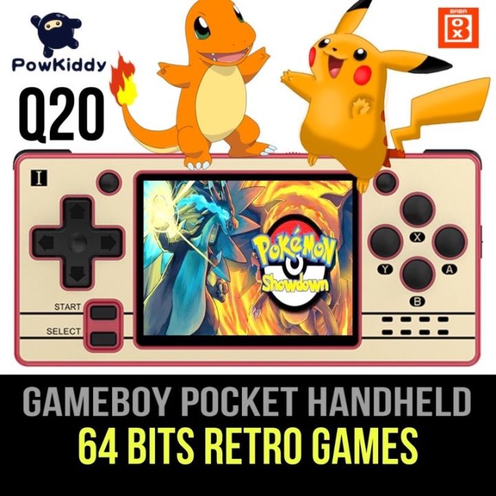 Powkiddy Q20 game and watch mini pocket handheld gba gameboy color psp ...