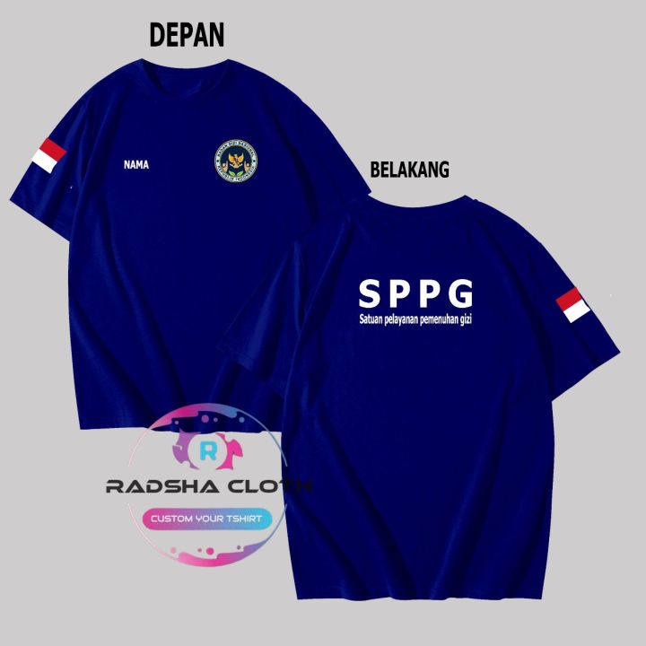 KAOS SPPG - BAJU SPPG -POLO BADAN GIZI NASIONAL-BAJU SERAGAM SPPG- KAOS ...