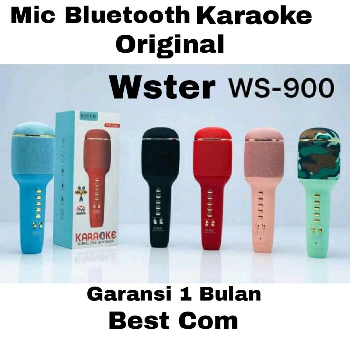 Mic Karaoke Bluetooth WS-900 Original | Lazada Indonesia