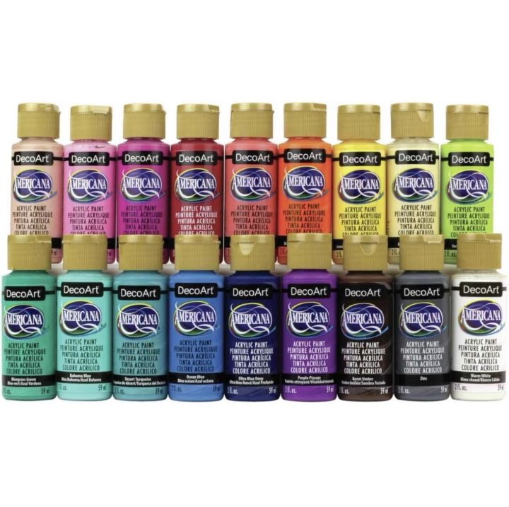DecoArt Original Matte Aromatherapy Plaster Hand-painted DA Acrylic ...