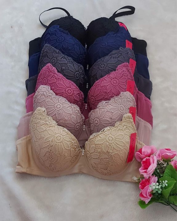 (#678#)34C-40Cเต้าใหญ่ คัพC มีโครง ฟองบาง | Lazada.co.th