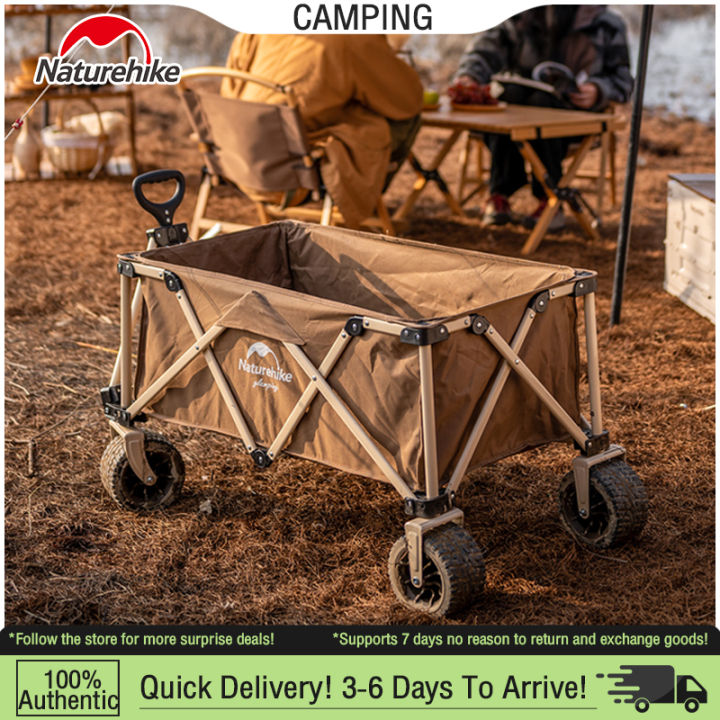 Naturehike Outdoor Portable Trolley TC03 Folding Cart 140L Big Space ...