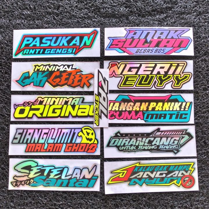 sticker anak sultan sticker cutting | Lazada Indonesia