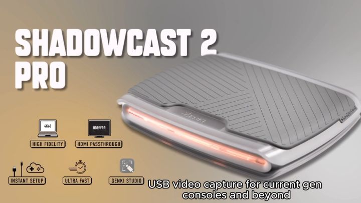Genki ShadowCast 2 Pro for Switch/ Playstation/ Xbox/ MacOs/ Windows ...