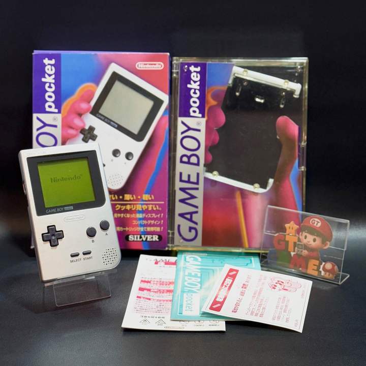 Nintendo Gameboy Pocket silver Boxes Japan 🇯🇵 MGB-001 (1989) MH12592339 ...