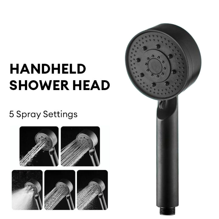toilet accessories Five-speed multi-function large water spray shower supercharged handheld ...