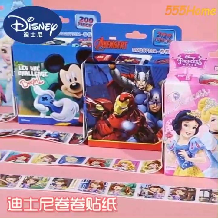 Kids Cartoon Stickers / 200pcs / Disney Sticker Roll Sticker Set / Boy ...