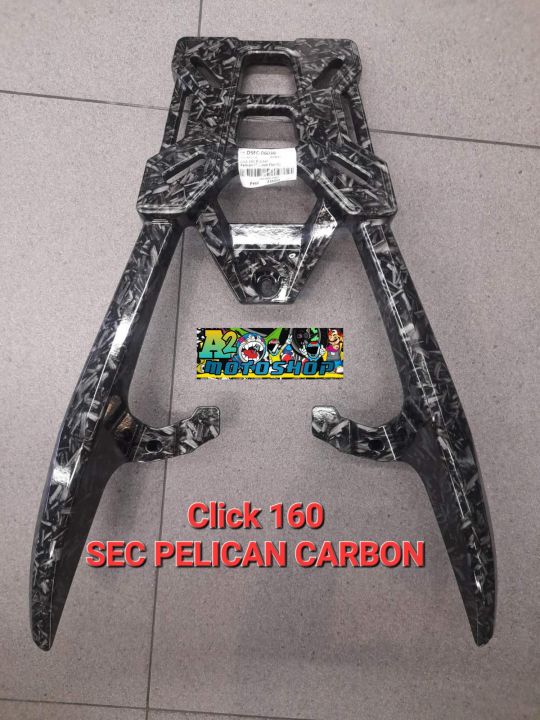 Honda Click 160 Top Box Bracket Carrier SEC PELICAN | Lazada PH
