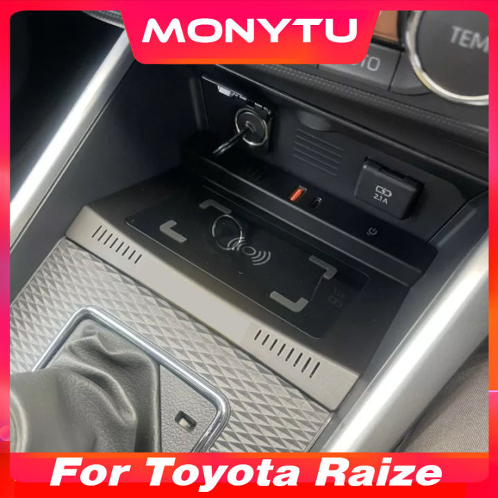 For Toyota Raize/ Daihatsu Rocky Accessories Qi Car Wireless Charger ...