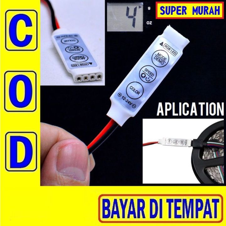 Modul Led RGB 4 Pin Controller Dimmer RGB Kontroler 12v - 24v 6 ampere ...