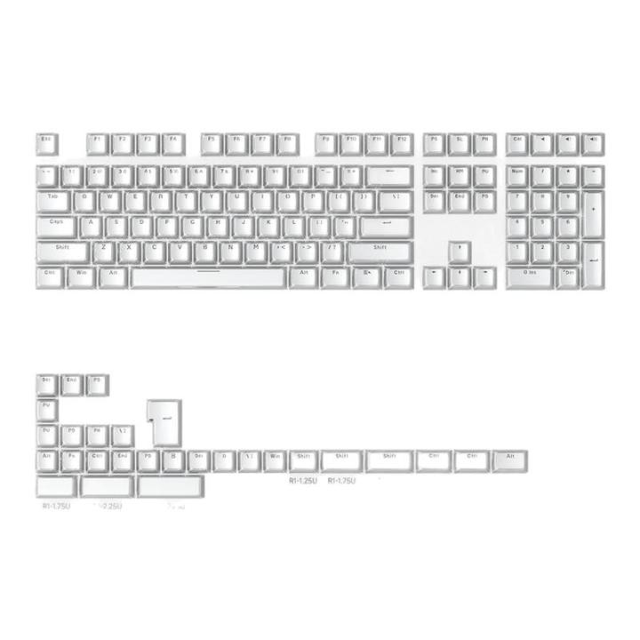 AULA | Crystal Transparent Durable Keycaps Dual Color Injection Molding ...