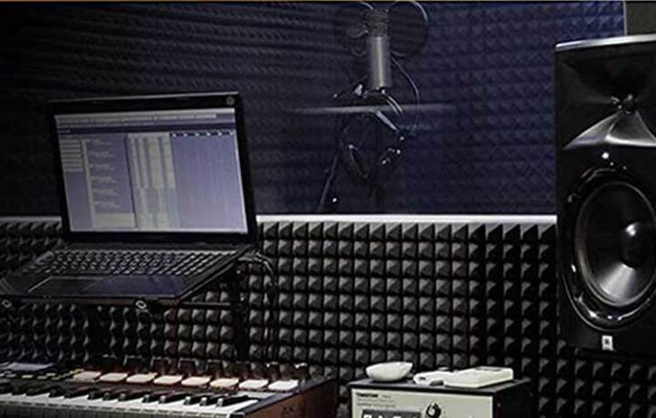 BEIYIN Acoustic Foam 30X30X7.5CM Soundproof Panels Sound Absorbing ...