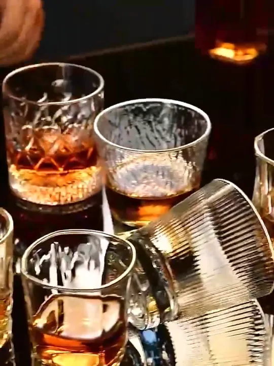 JE.ID Gelas Wine Mewah Gelas Whisky Gelas Minum Cocktail Diamond Gelas ...