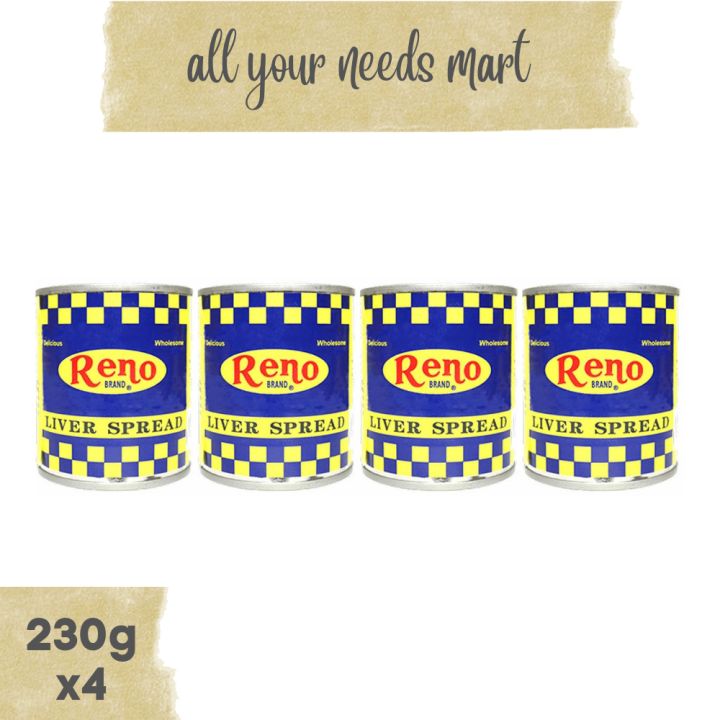 Reno ♡ Liver Spread 230g x4 | Lazada PH