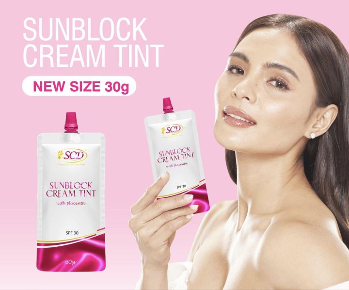 SCD Sunblock Cream Tint Big Size 30g SPF30 | Lazada PH