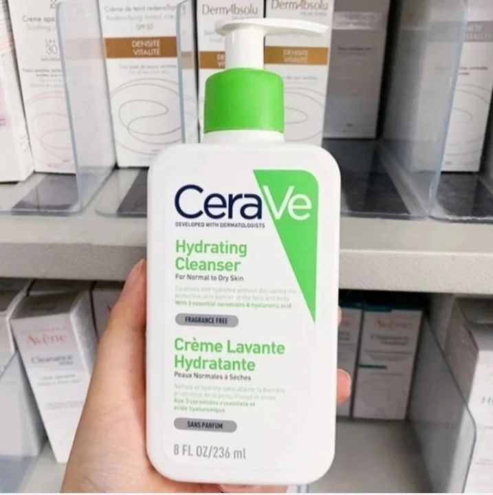 cerave hydrating cleanser creme lavante hydratante 236.ml | Lazada ...