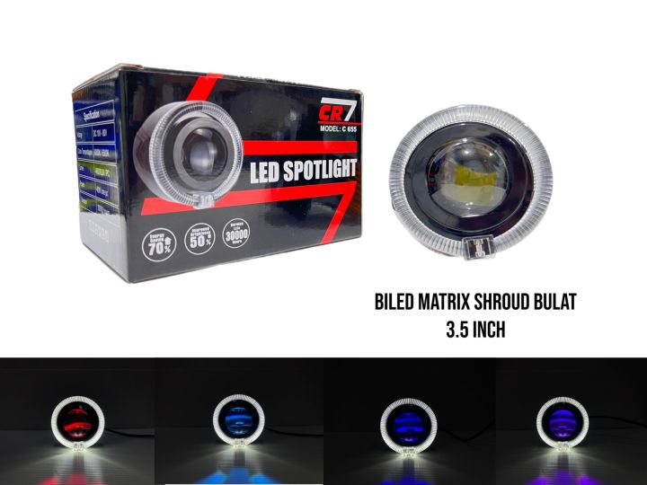 BILED MATRIX CR7 3,5INCHI SHROUD BULAT 40WATT | Lazada Indonesia