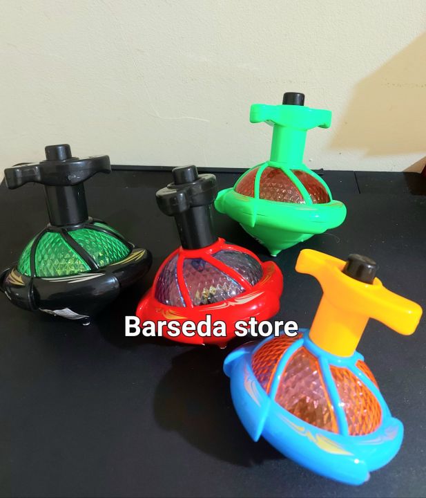 Barseda | Mainan Gangsing Putar ufo Kekinian Ada Lampu dan Music LED ...