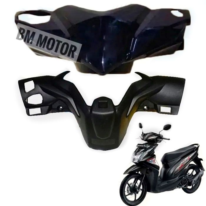 Batok Depan Belakang Honda BeAT Fi Esp 2014 2015 2016 Warna Hitam ...