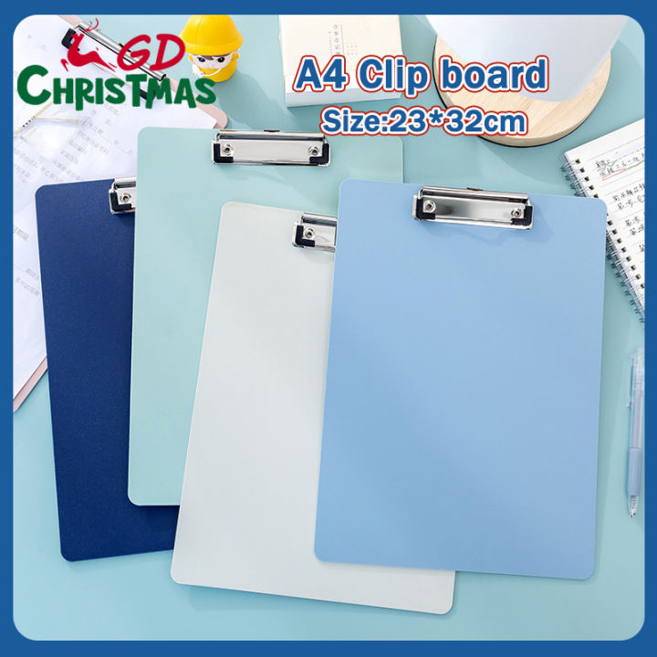 A4 Clip Board Writing Pad Hard Board Long Clip Pad File Paper Folder ...
