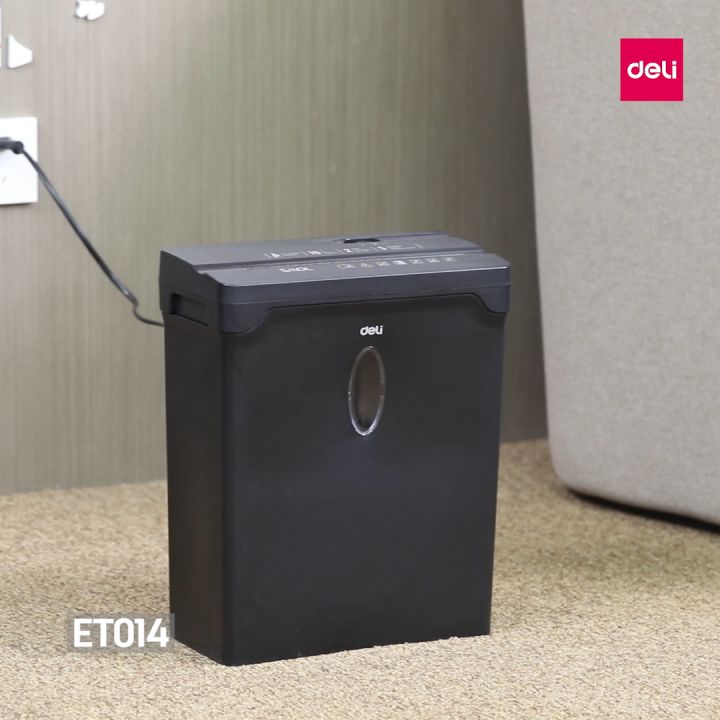 Deli Portable A4 Automatic Paper Shredder Machine 10L Heavy Duty Paper ...