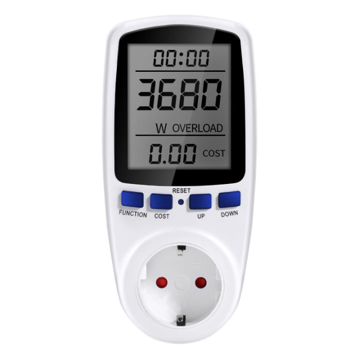 Watt Monitoring EU/ US/UK Switch Socket Electrical Wattmeter ...