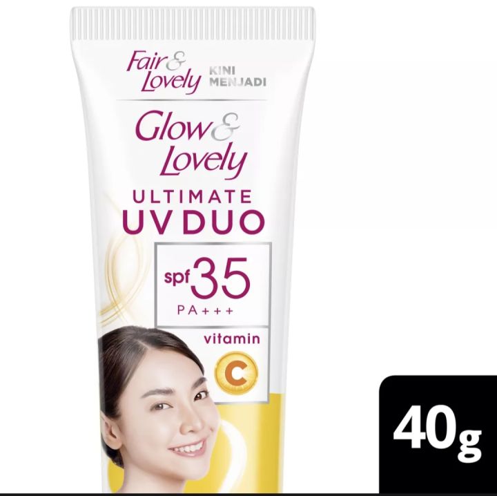 Glow & Lovely Ultimate UV Duo Krim Vit C 40g | Lazada Indonesia