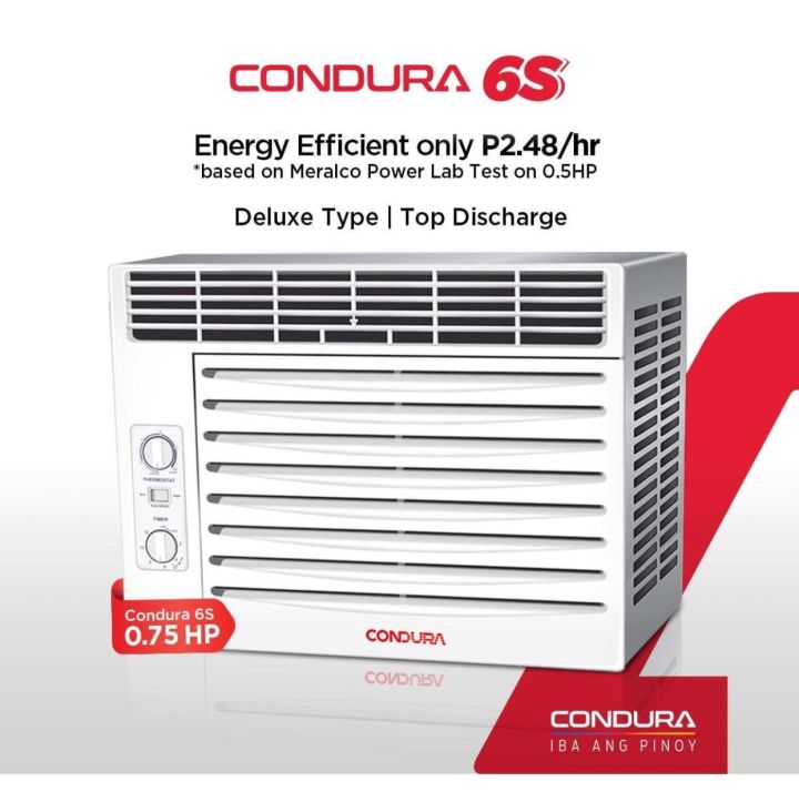 Condura window type aircon 0.75hp inverter grade | Lazada PH
