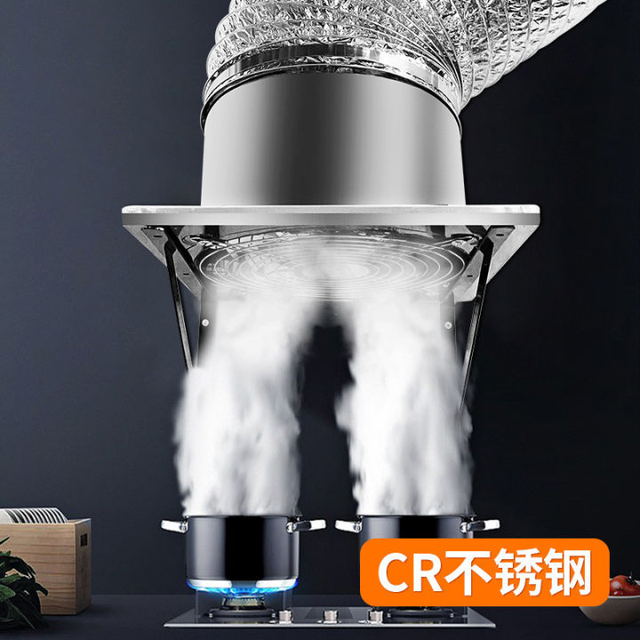 6/12 Inch Stainless Steel Exhaust Fan Kitchen Bathroom Hanging Wall ...