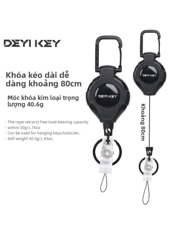 DEYIKEY | Dây Đeo Câu Cá Ngoài Trời với Dừng Kéo Dễ Dàng và Chìa Khóa ...