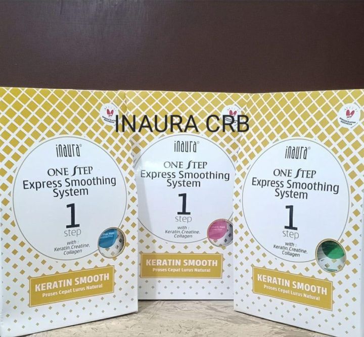 Inaura One Step Express Smoothing System 130ML Obat Pelurus Rambut ...
