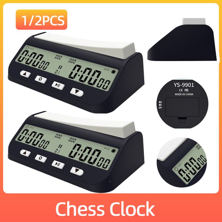 Professional Chess Clock Multifunctional Digital Watch Accurate Count Up Count Down Timer Board ...