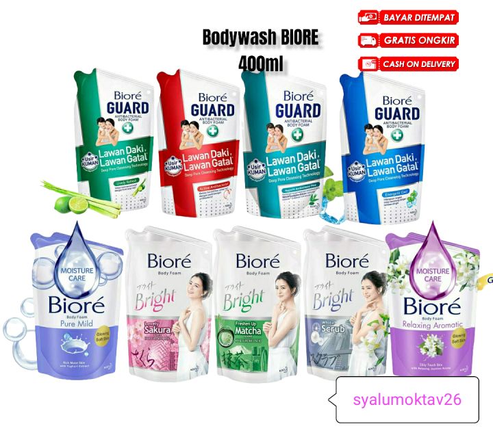BIORE BODY WASH 400ml | Lazada Indonesia