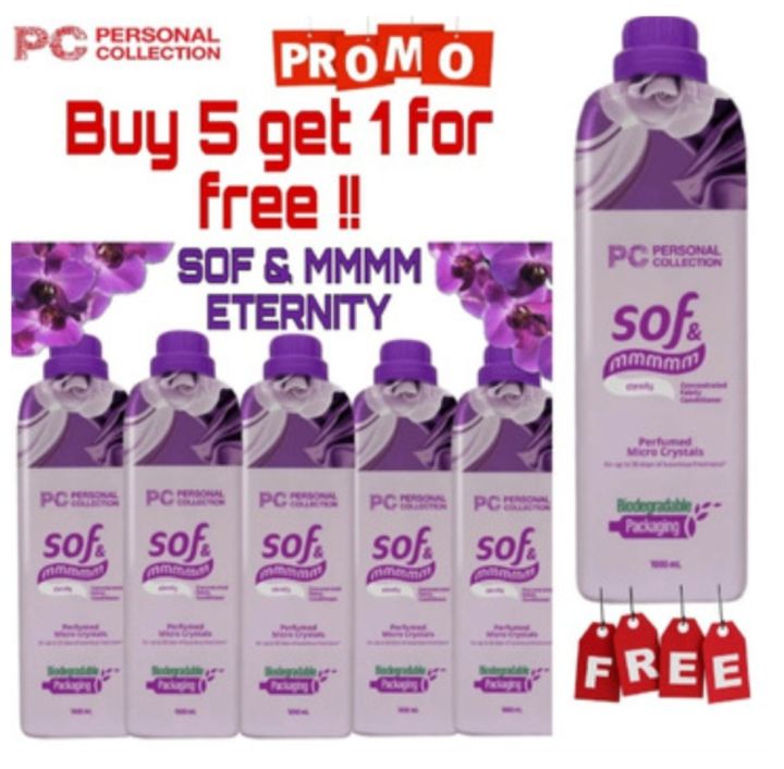 PC SOFT FABRIC CONDITIONER ETERNITY 1000ML | Lazada PH