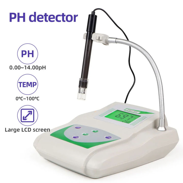 3 In 1 Benchtop Water pH mV Temperature Compensation Meter With Data Storage Function | Lazada PH