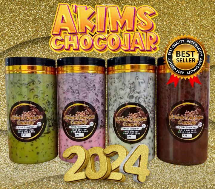 A'KIMS CHOCOJAR VIRAL. PREMIUM CHOCOLATE & CRUNCHY. 600ML 🔥 | Lazada